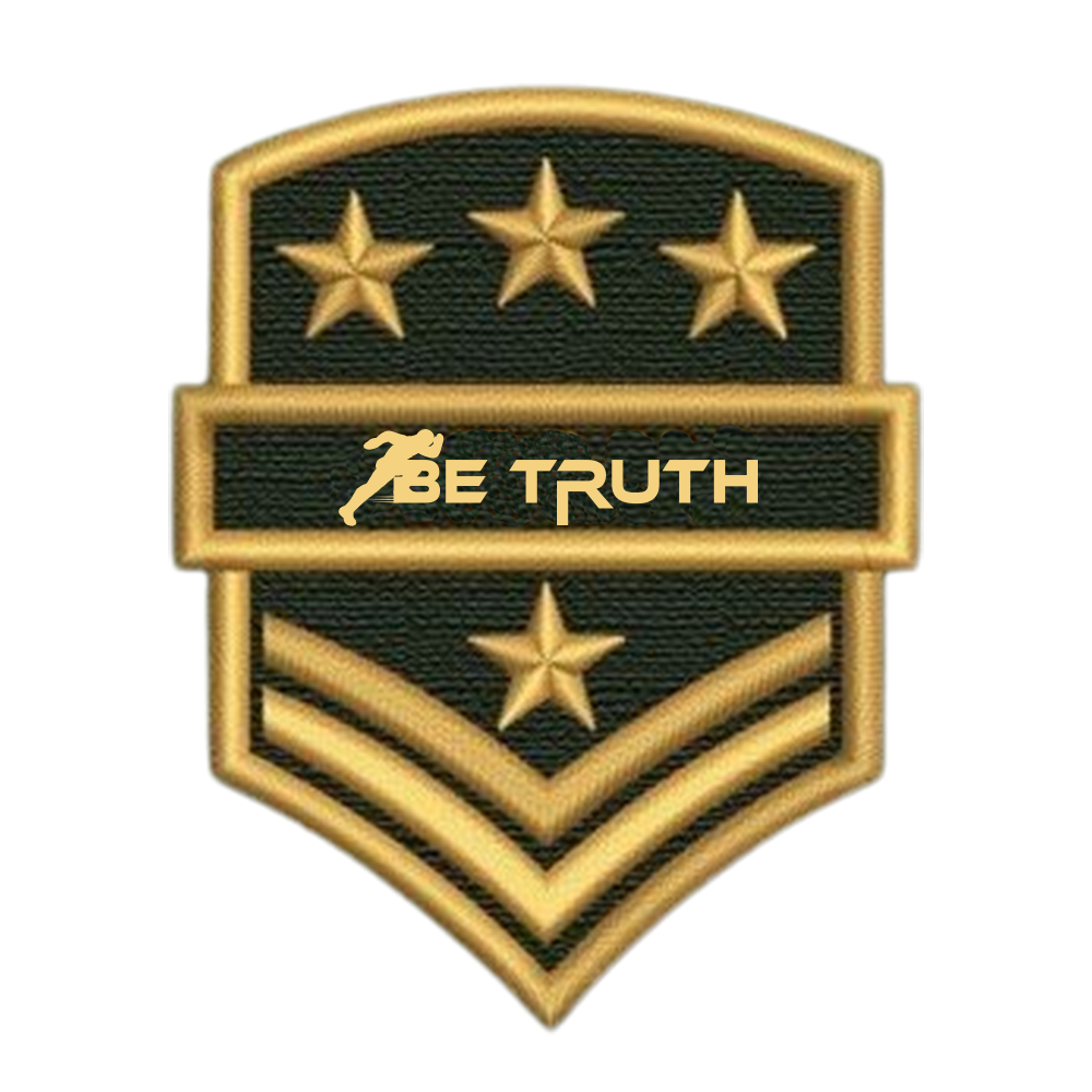 Embroidery badges – Be Truth